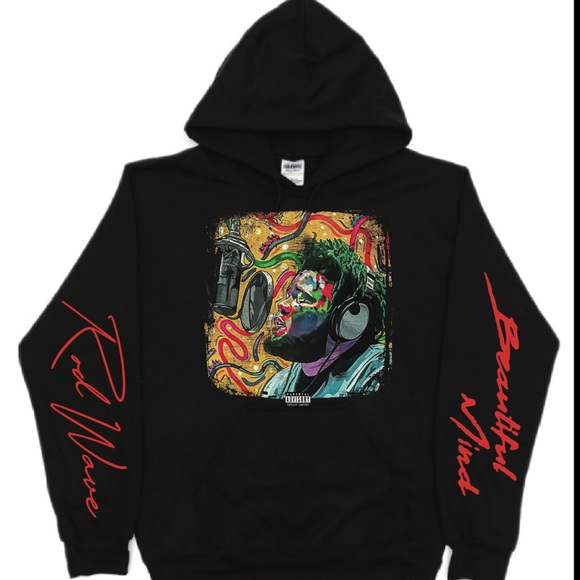 Sweaters | Rod Wave Beautiful Mind Pullover Hoodie New S5xl 224 Rap Hip ...